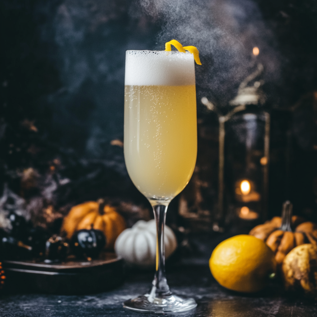 10 Champagne Cocktails for Halloween - Slimming Violet - Recipes & Cooking Advice