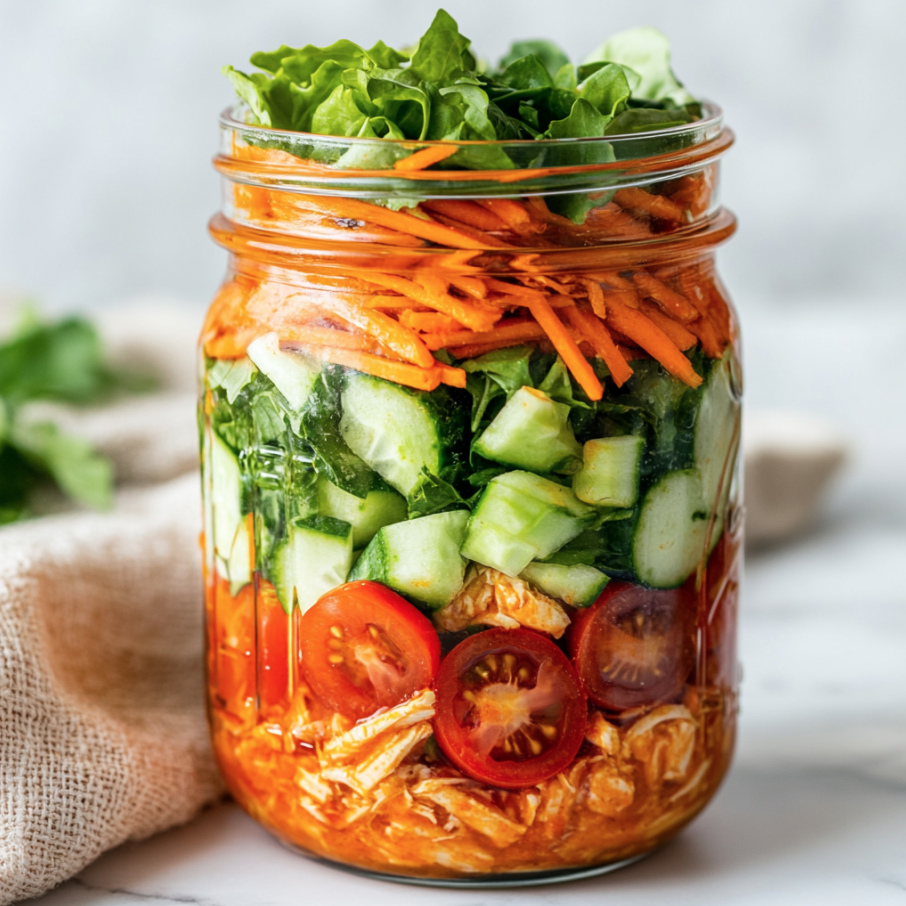 11 Mason Jar Salad Ideas (Meal Prep Favorites!) - Slimming Violet ...
