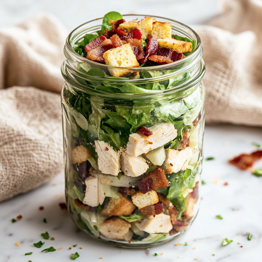 11 Mason Jar Salad Ideas (Meal Prep Favorites!) - Slimming Violet ...