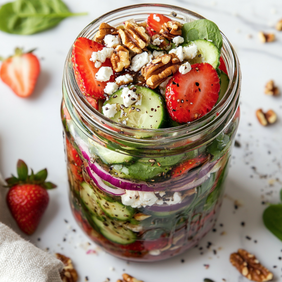 11 Mason Jar Salad Ideas (Meal Prep Favorites!) - Slimming Violet ...