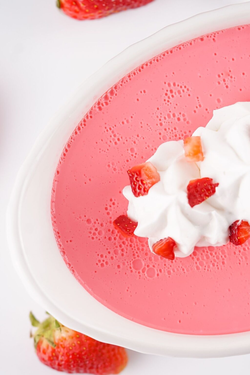 High Protein Strawberry Jello Fluff (TikTok Viral Recipe!) - Slimming ...