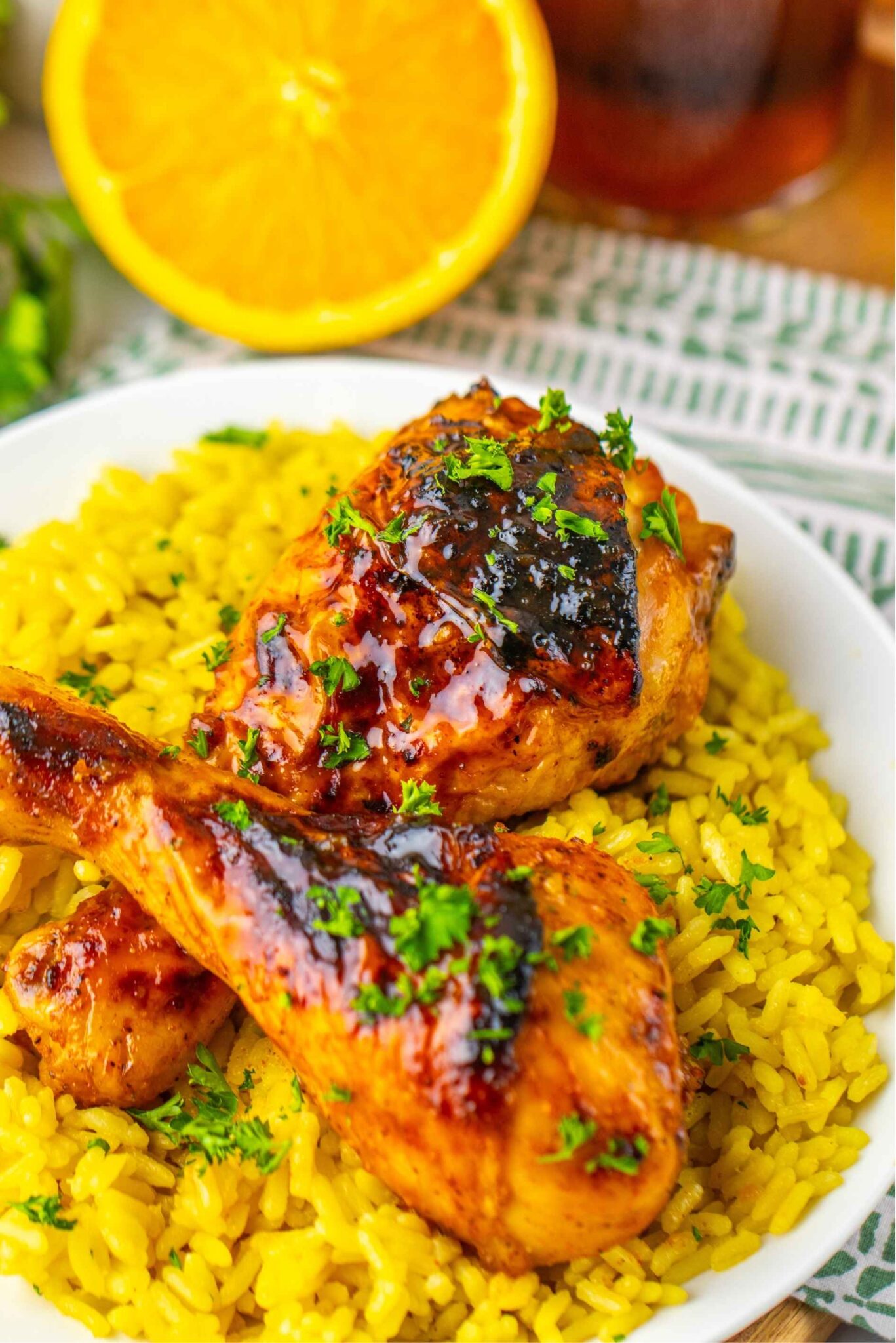 Baked Orange Chicken Legs - Slimming Violet - Recipes & Cooking Advice