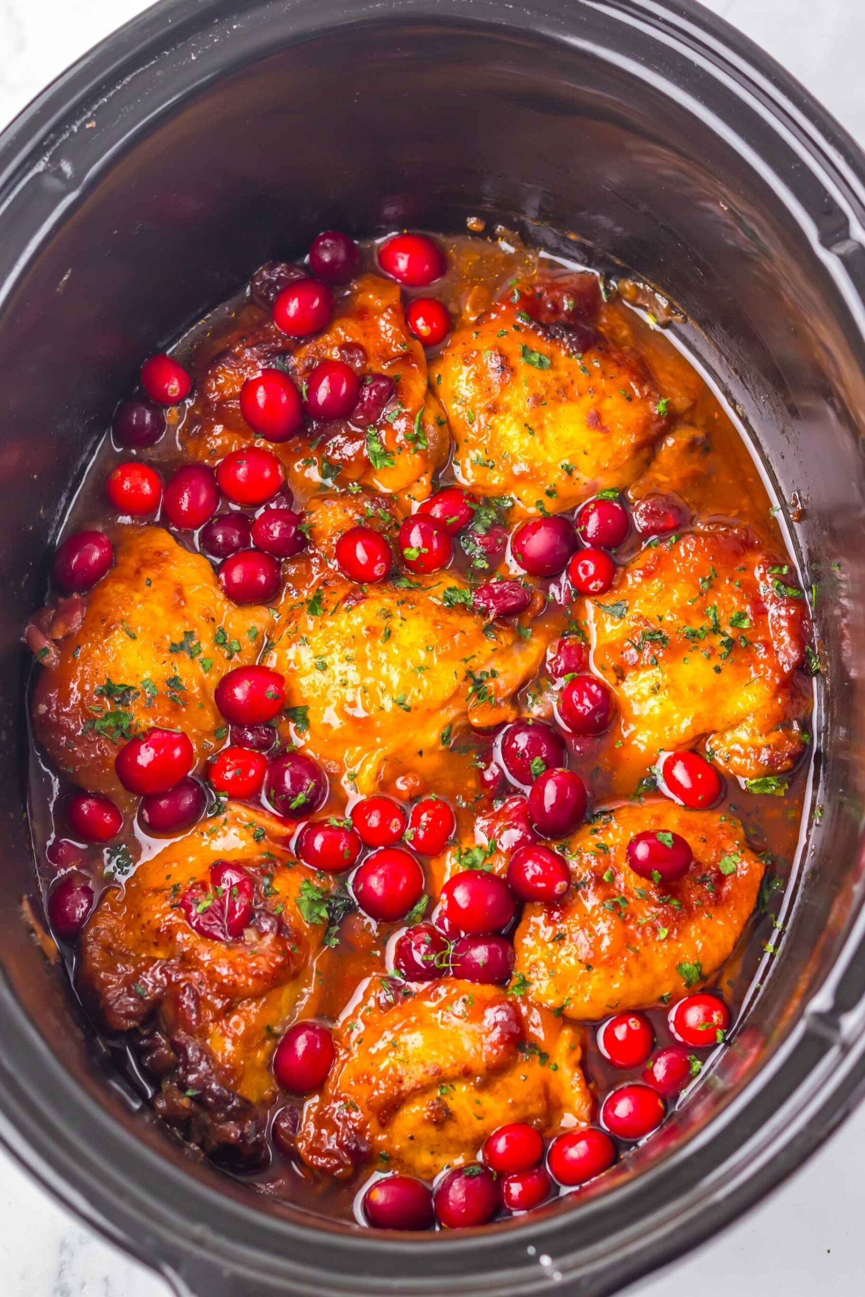 16 Totally Delicious Crockpot Chicken Thigh Recipes! - Slimming Violet ...