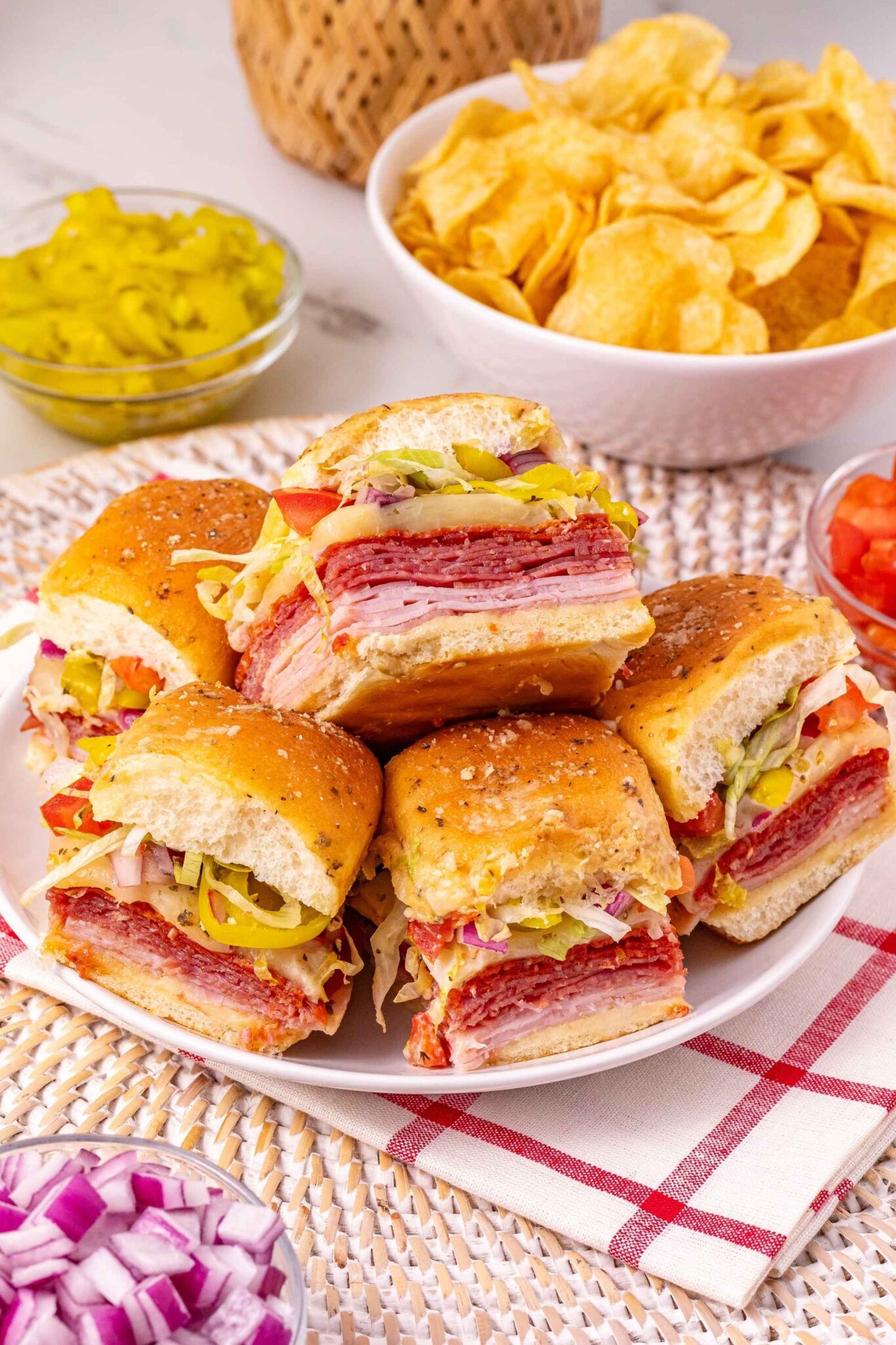 Italian Sub Sliders - Slimming Violet - Recipes & Cooking Advice