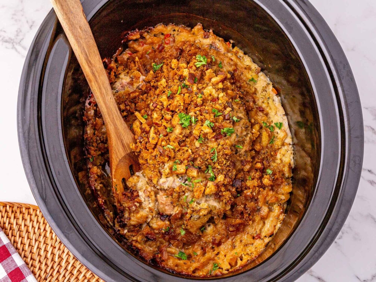 Crockpot Pork Chops & Stuffing - Slimming Violet - Recipes & Cooking Advice